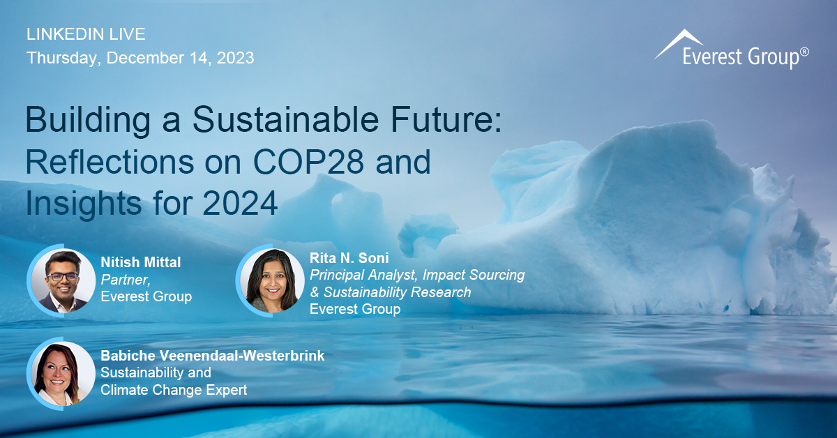 Building a Sustainable Future: Reflections on COP28 and Insights for 2024 | LinkedIn Live ...